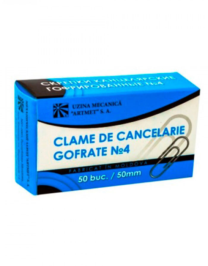 Agrafe №4 (100 buc) 50 mm ondulate