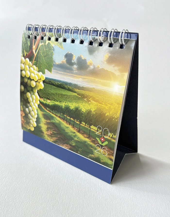 Calendar de masa STRUGURI 2026 11x11x6 cm
