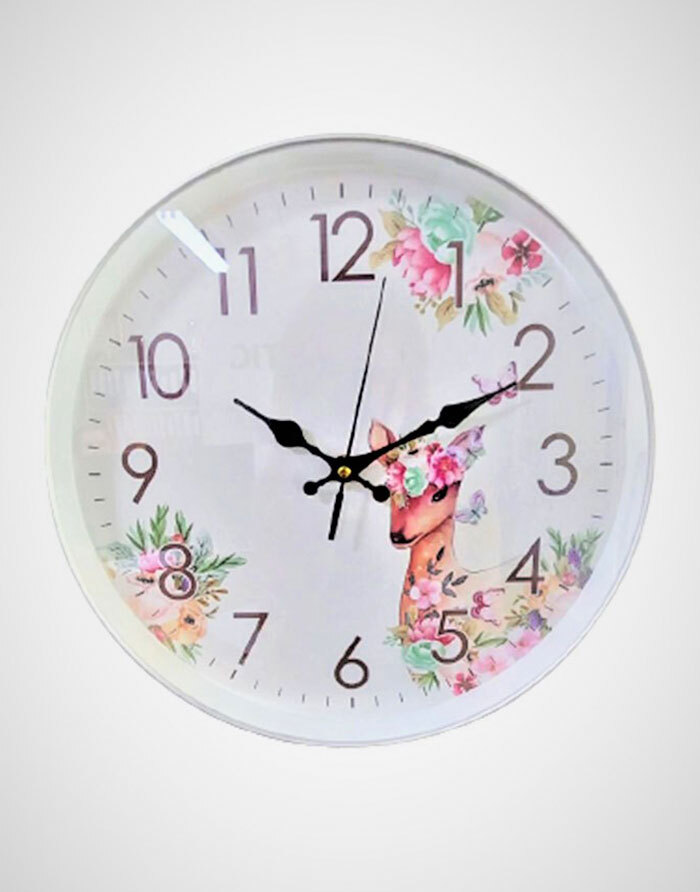 Ceas perete rotund 07-216 30cm White color mix