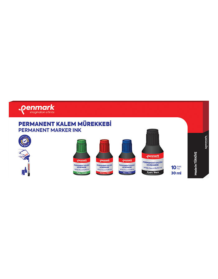 Cerneala marker permanent negru Penmark