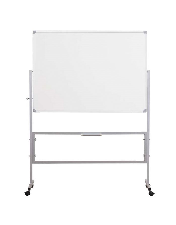Tabla dubla mobila magnet 100x140cm INTERPANO rama aluminiu
