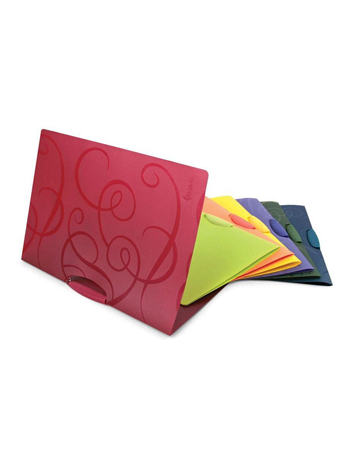 Mapa A4 cu clema Forpus Barocco verde