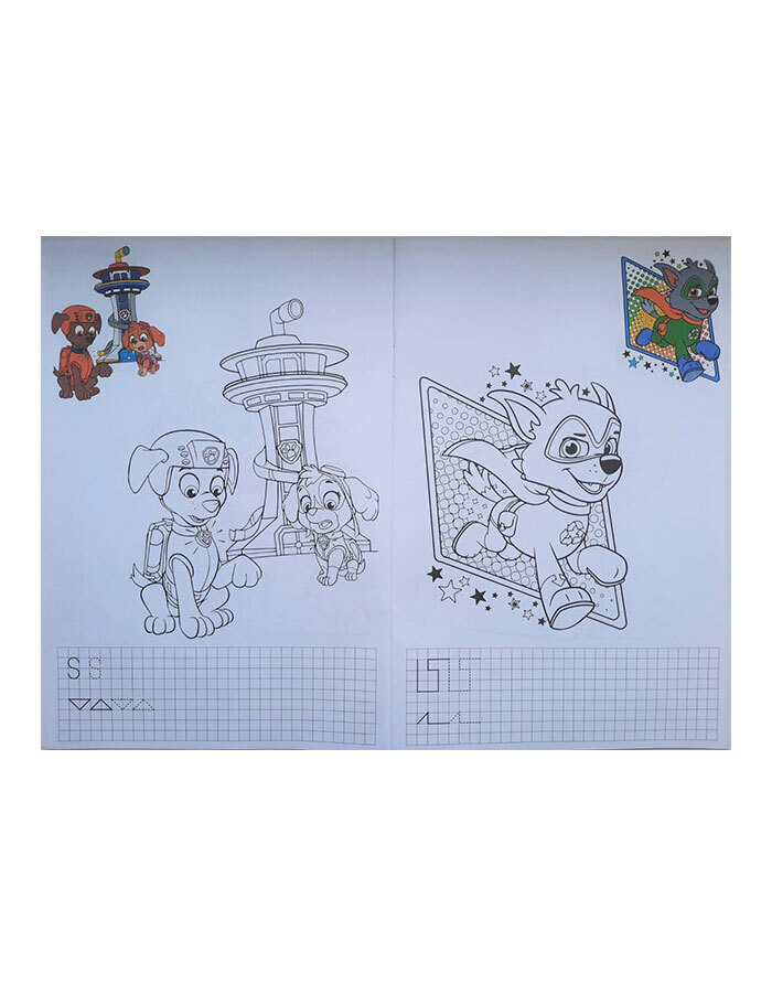 Carte de colorat PAW PATROL