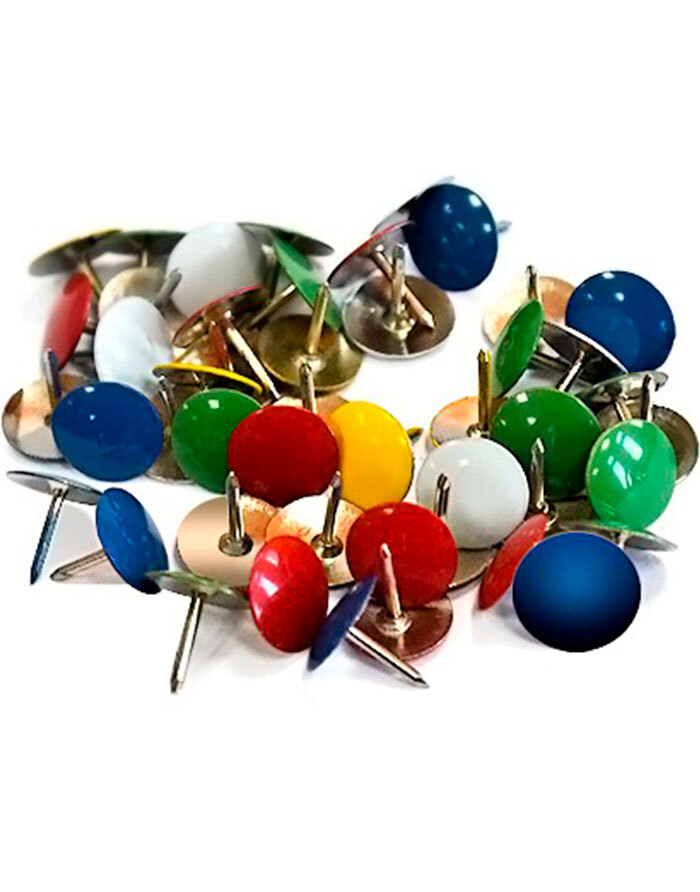 Pioneze OfficeLine 100 buc. metalice colorate